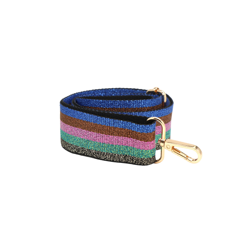 ADORE | Lurex Rainbow Striped Bag Strap - Multicolour – About Living