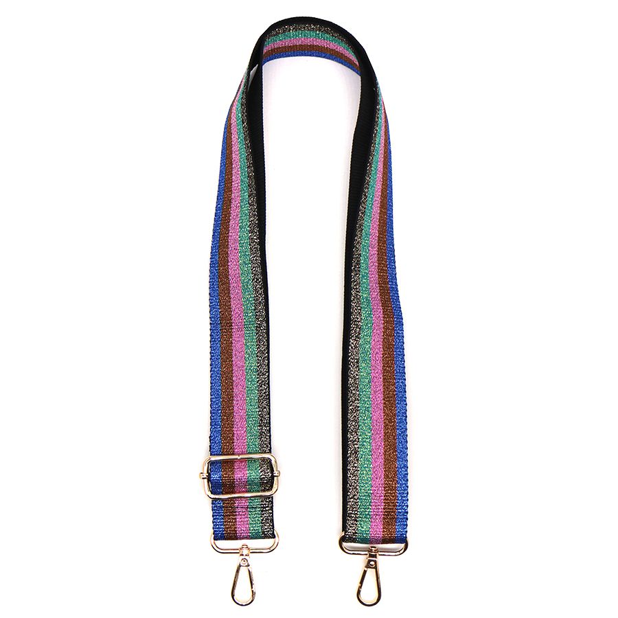 ADORE | Lurex Rainbow Striped Bag Strap - Multicolour – About Living