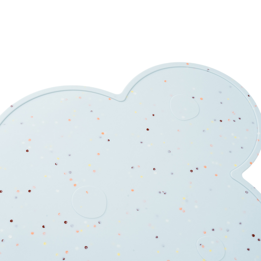 Done by Deer | Silicone Confetti Cloud Placemat (Blue) – About Living