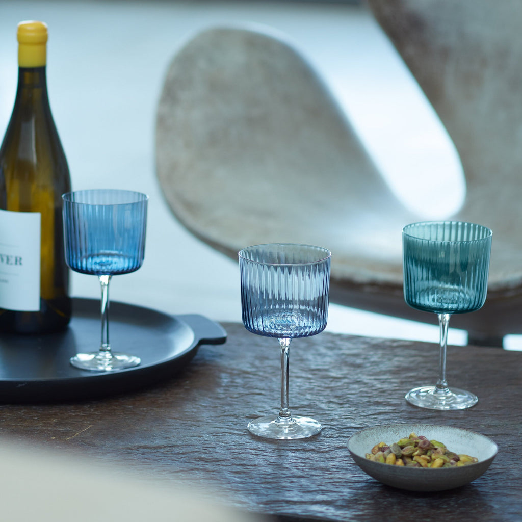 Gems Sapphire Wine Glasses - Set of 4 (250ml) | About Living