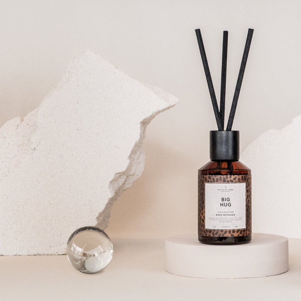 The Gift Label 'Big Hug' Reed Diffuser - Pomelo & Black Pepper (250ml) | About Living