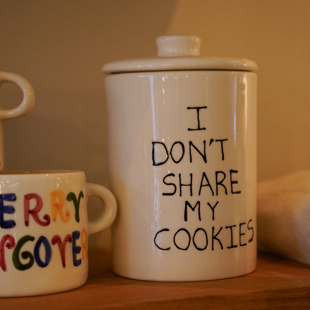 Anna + Nina | 'I Don't Share' Cookie Jar – About Living