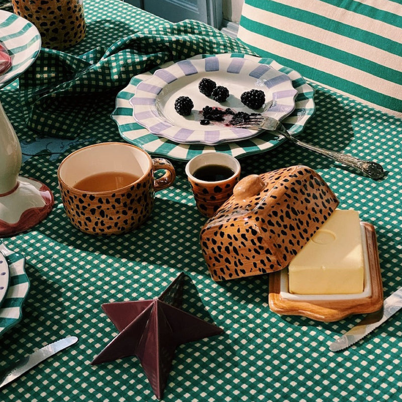 Anna + Nina | Leopard Print Butter Dish – About Living