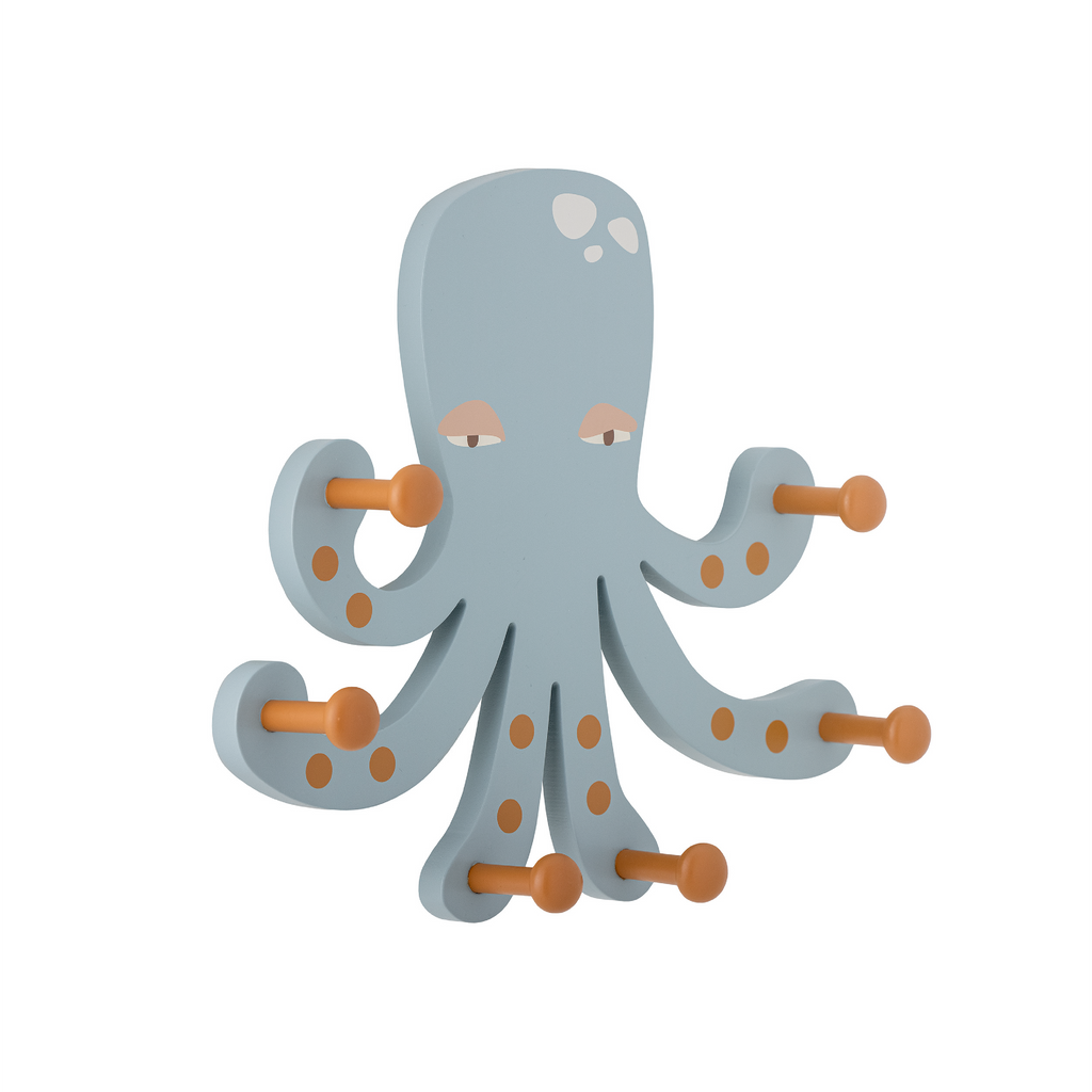Bloomingville | Oswall Octopus Coat Rack - Blue (30cm) – About Living