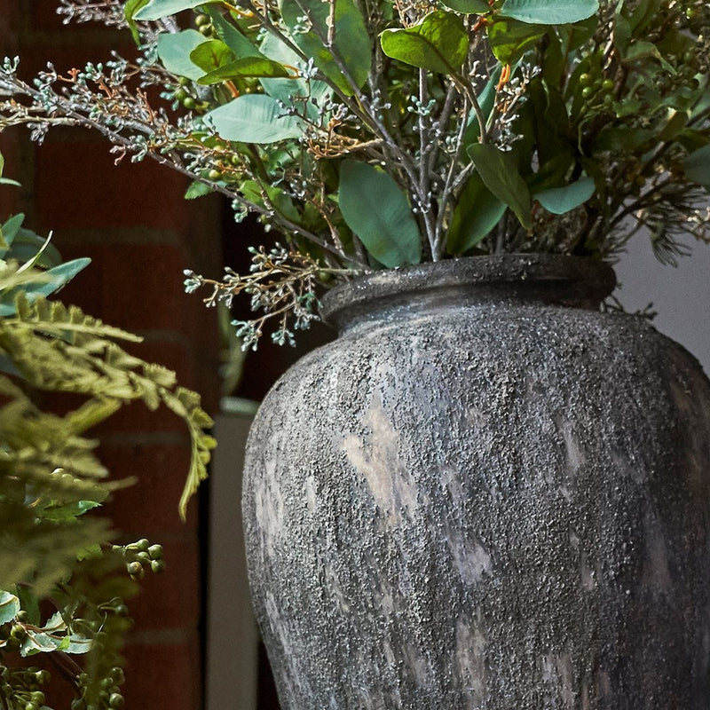 Blooms | Faux Blossom Berry Stem - Smoke – About Living