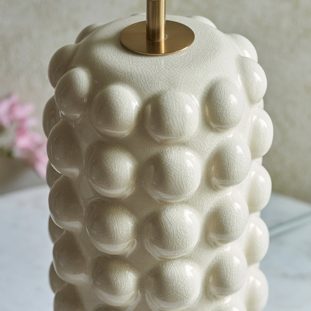 Gallery | Bobble Table Lamp Base - White Crackle – About Living
