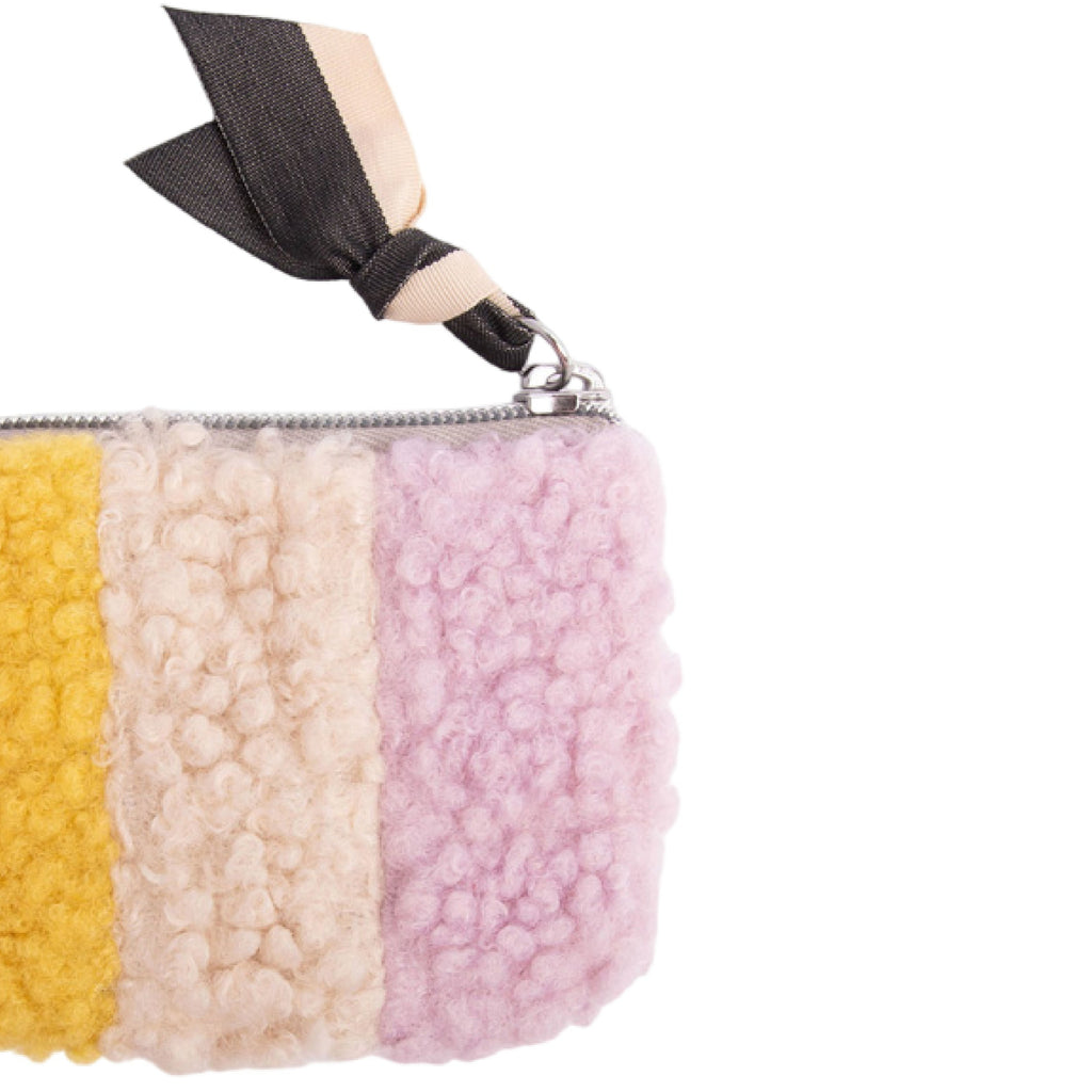 Caroline Gardner | Borg Corner Purse - Multi Stripe – About Living