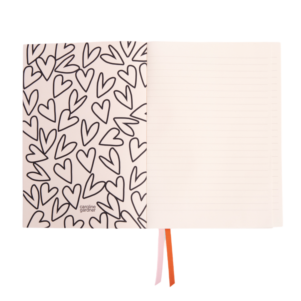 Caroline Gardner Multi Stripe A5 Soft Cover Notebook | About Living