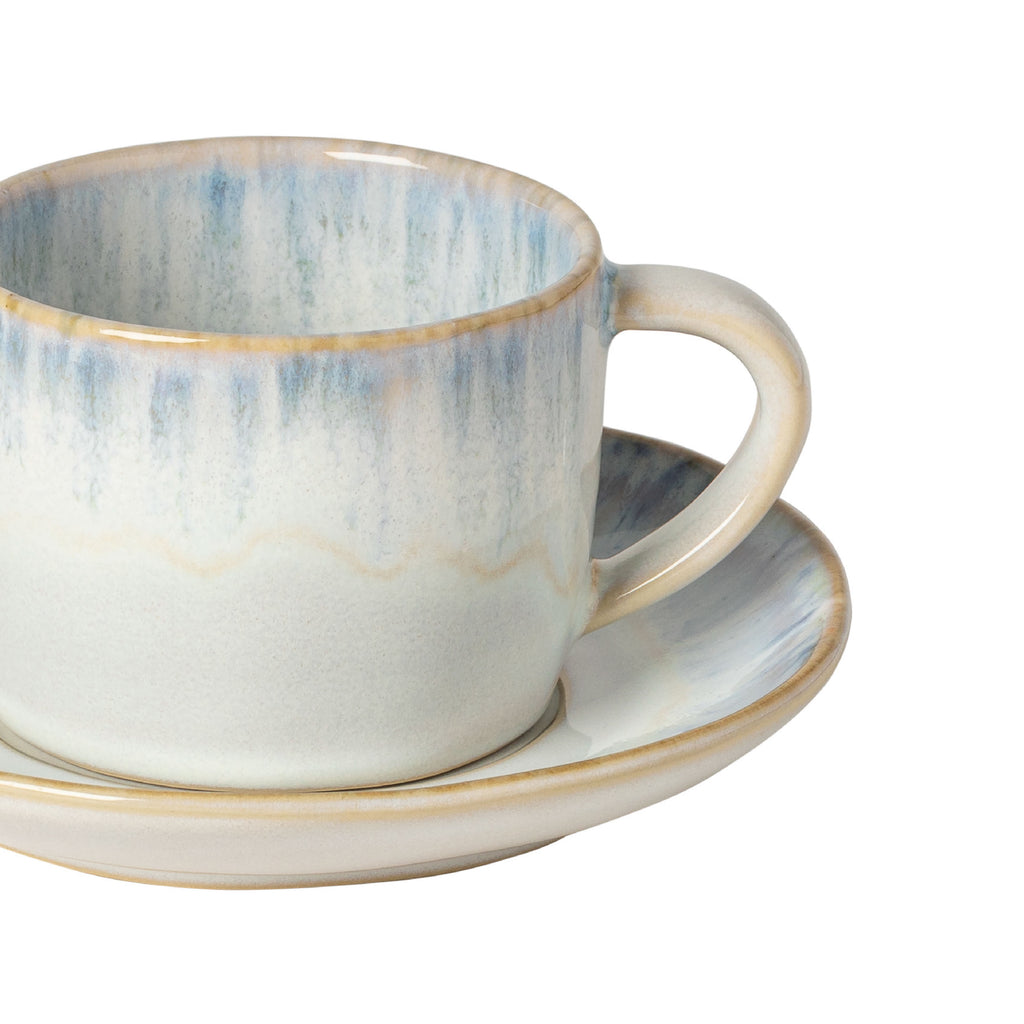 Costa Nova | Brisa Ria Blue Teacup & Saucer (0.23L) – About Living