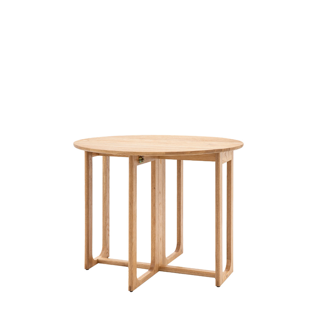 Gallery | Craft Oak Folding Round Dining Table - Natural – About Living