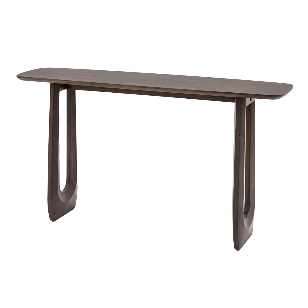 Designed by Gallery | Arc Retro Console Table - Walnut Mango Wood ...
