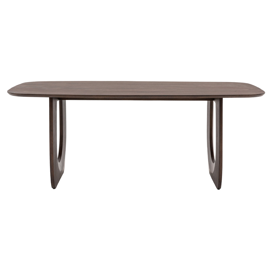 Designed by Gallery | Arc Retro Rectangular Dining Table - Walnut Mango ...
