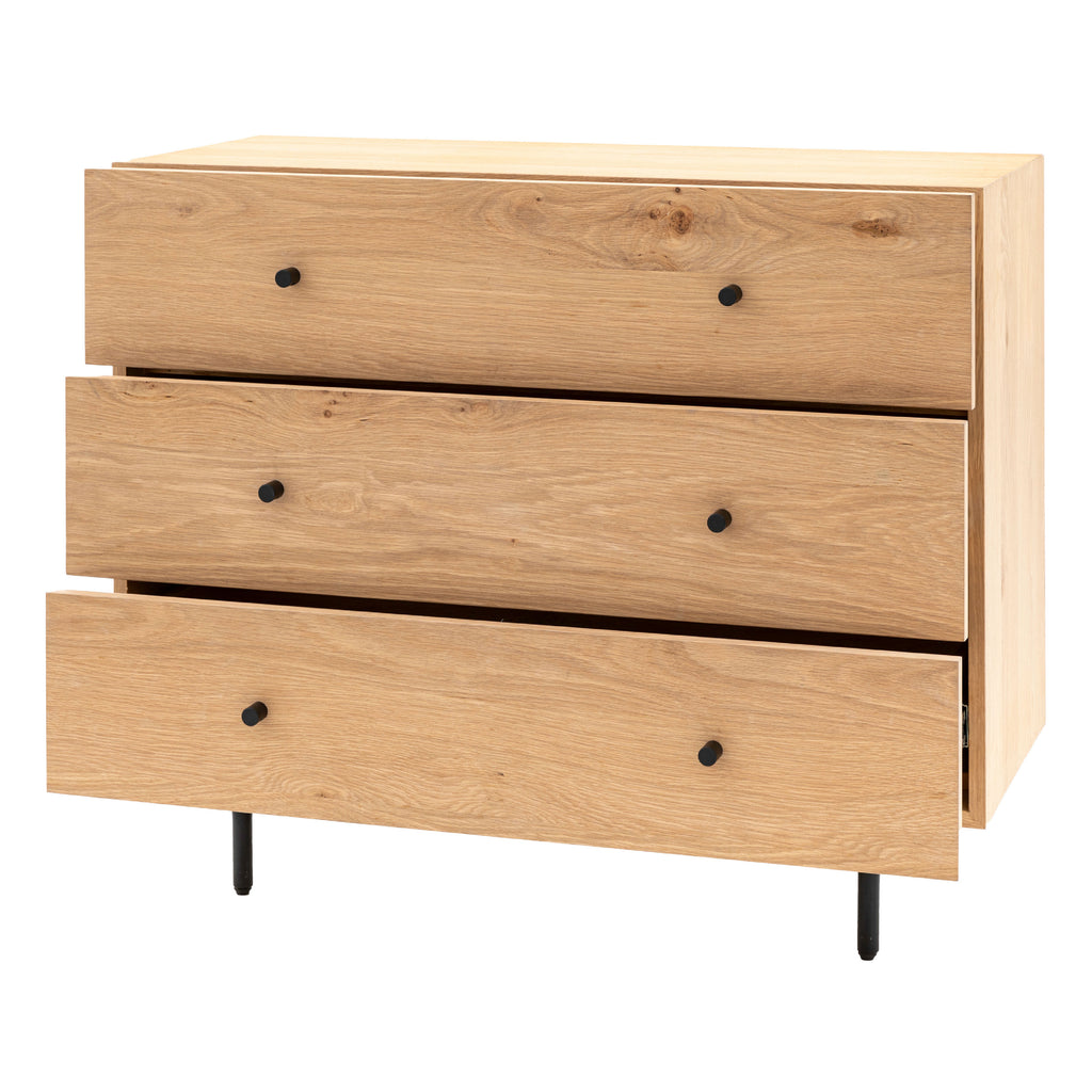 Designed by Gallery | Ashdown Rustic 3 Drawer Chest - Natural – About ...