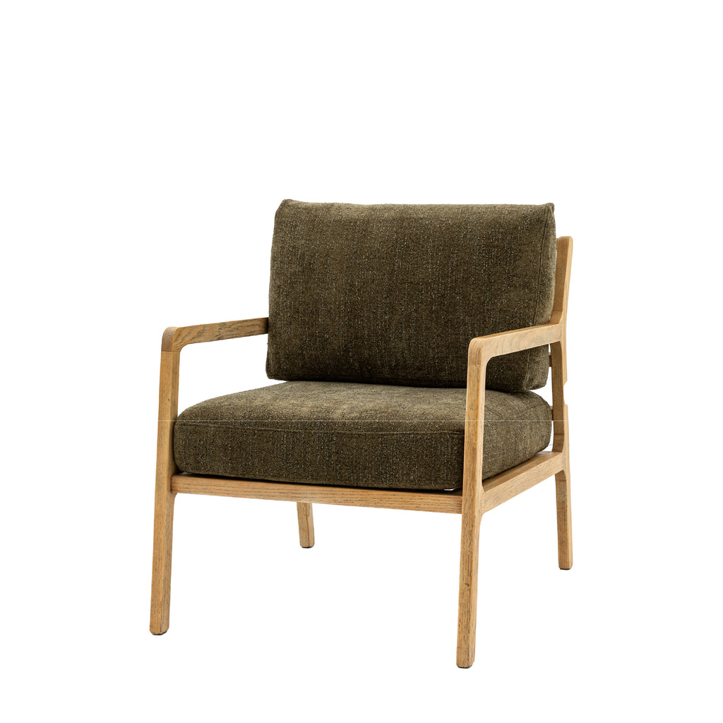 Gallery | Cortona Retro Armchair - Moss Green – About Living