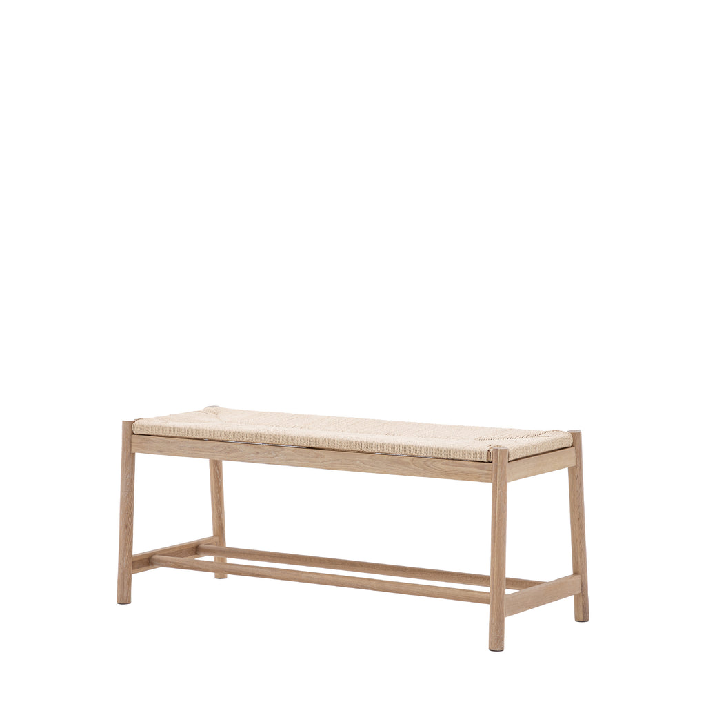 Gallery | Eton Farmhouse Rope Bench - Natural – About Living