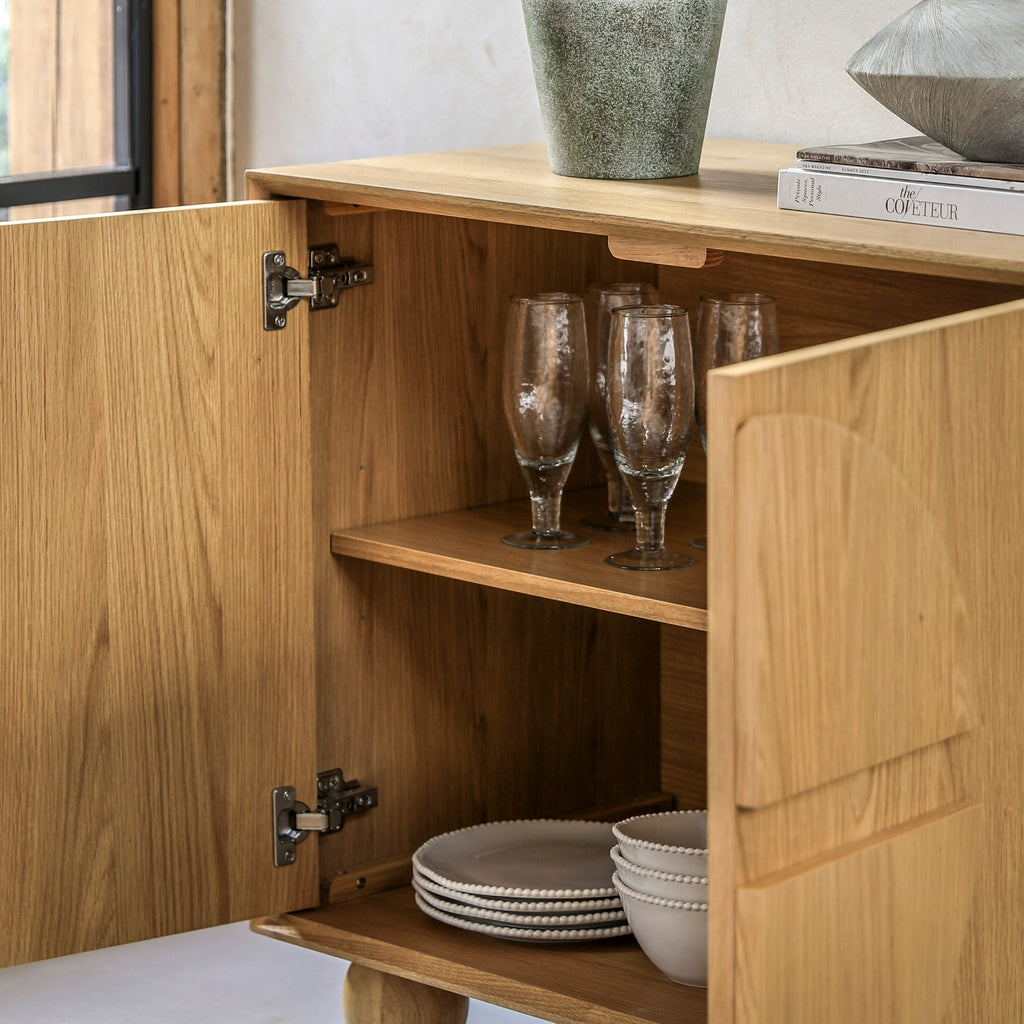 Designed by Gallery | Geo Retro 2 Door Sideboard - Natural – About Living