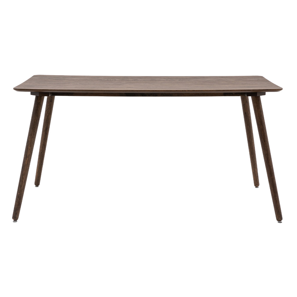 Designed by Gallery | Hatfield Retro Rectangular Dining Table - Smoked ...