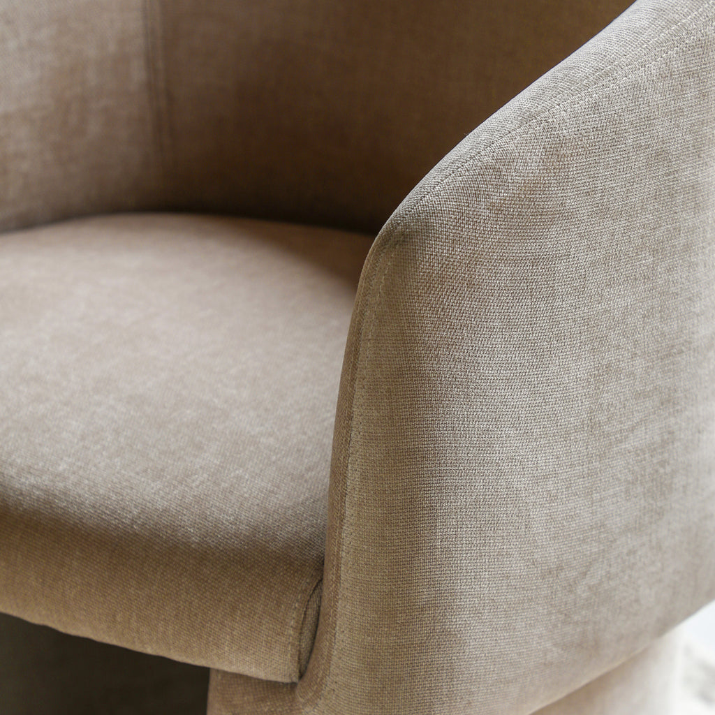 Designed by Gallery | Holm Retro Tub Dining Chair - Cream – About Living