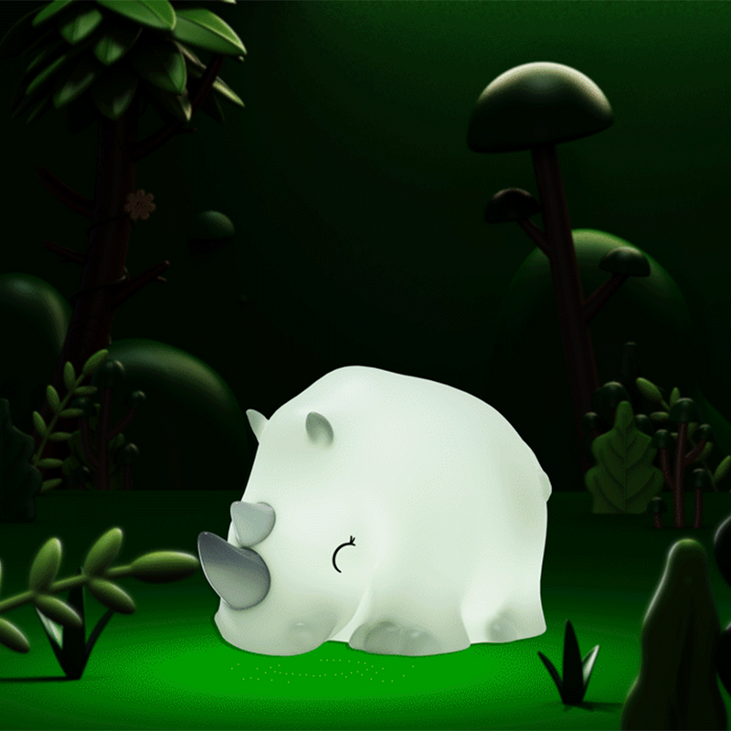 Colour Changing Night Light - Green Rhino | About Living