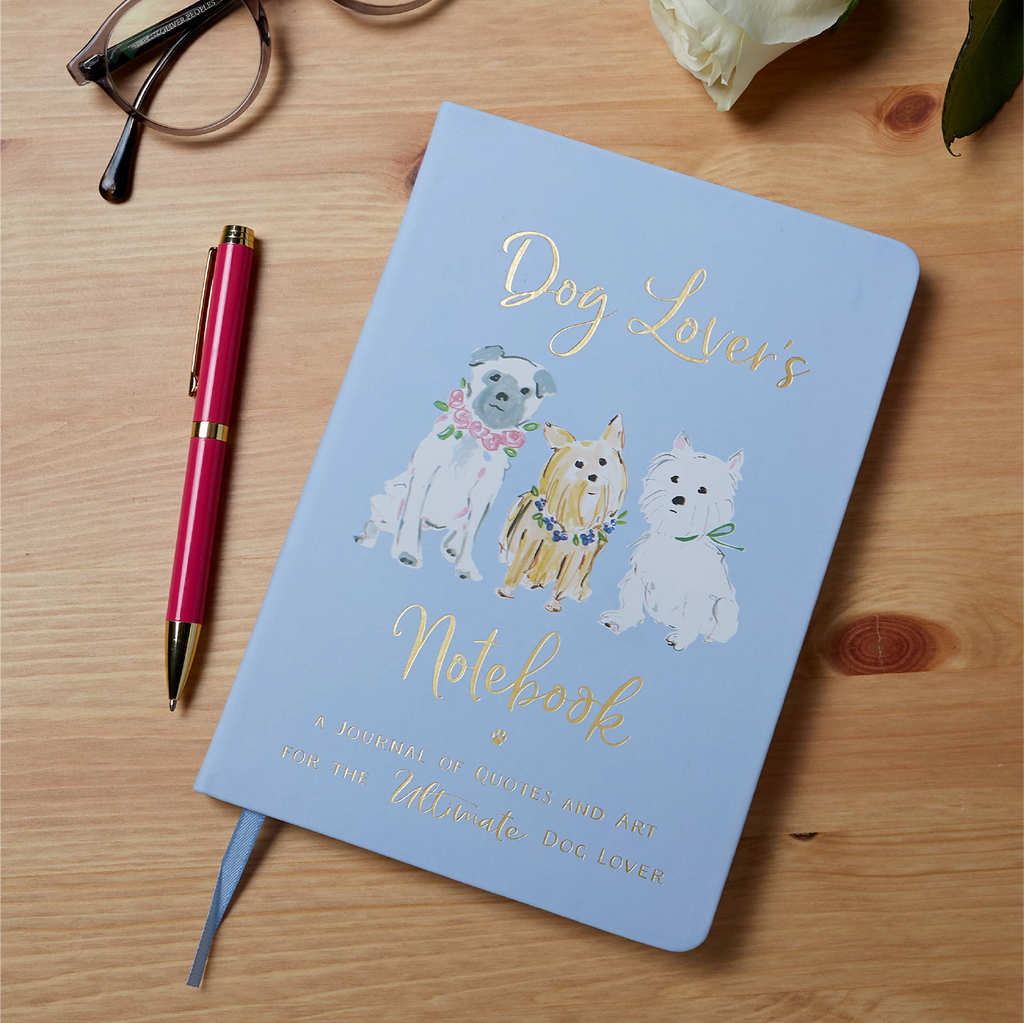 Eccolo | A5 Soft Cover Dog Lover Journal - Baby Blue – About Living