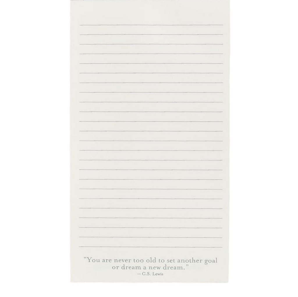 Eccolo | 'One Great Thought A Day' Quote Pad (4.5x8") – About Living