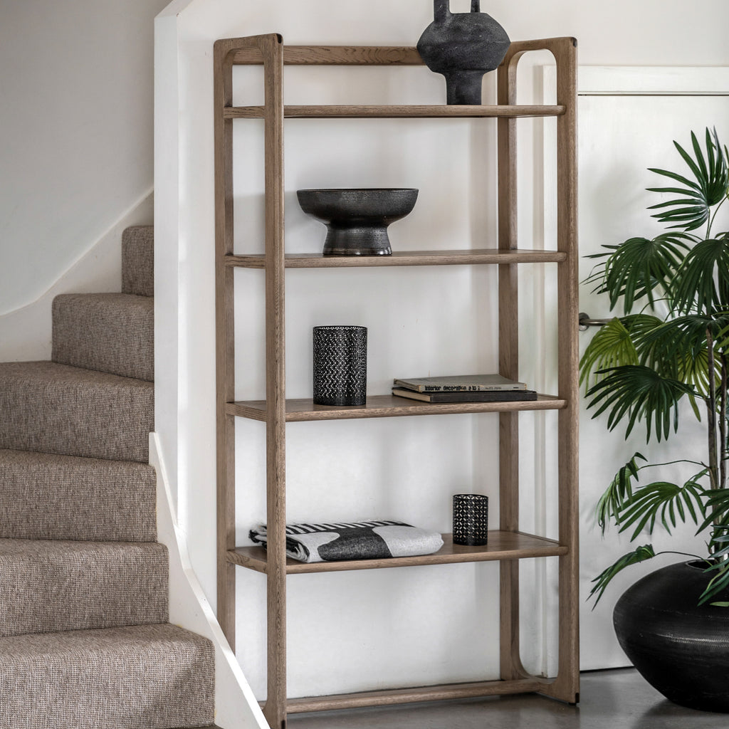 Gallery | Craft Oak Open Display Unit - Smoked (Tall) – About Living