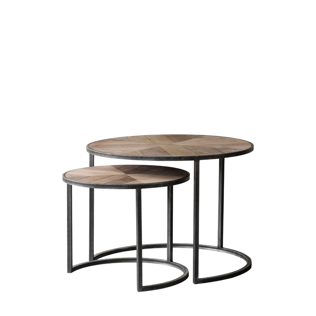 Gallery | Douglas Chevron Nesting Coffee Tables (Set of 2) – About Living