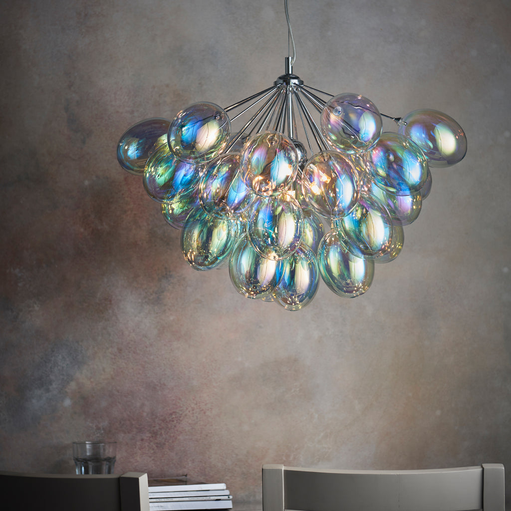 Gallery | Infinity Iridescent Pendant Light - Iridescent (Small ...