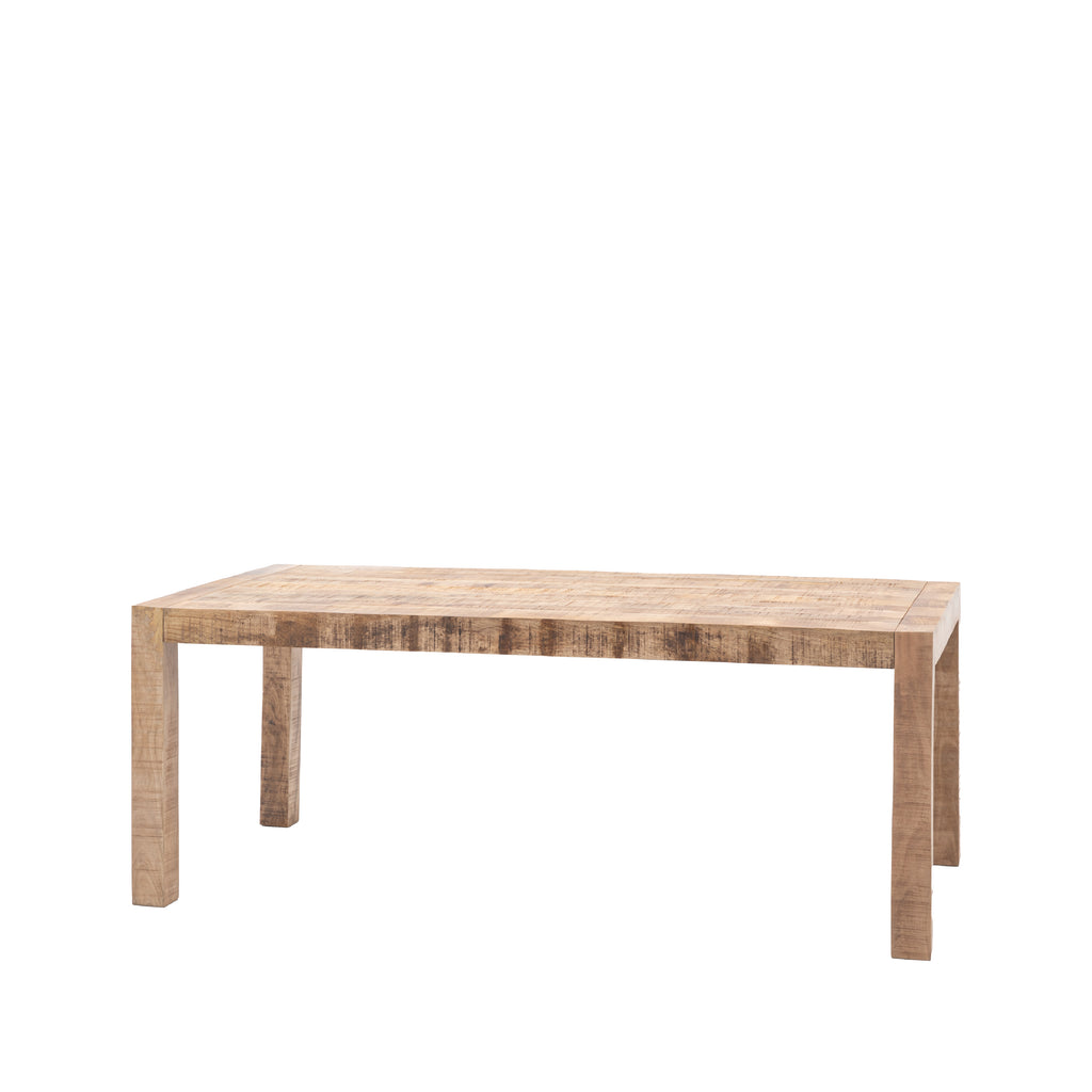Gallery | Iowa Rustic Mango Wood Dining Table - Natural – About Living