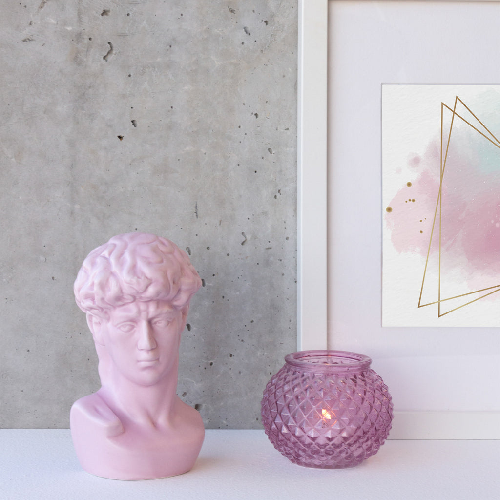 Buy Helio Ferretti Michelangelo's David Bust Statue | Angel Pink ...