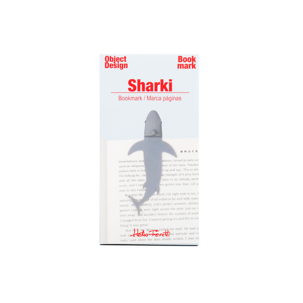 Helio Ferretti Sharky the Shark Bookmark - Blue & Red | About Living