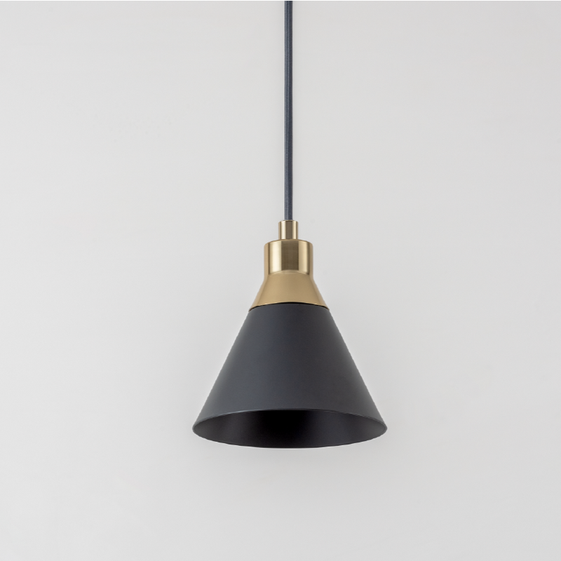 houseof | Cone Pendant Ceiling Light - Charcoal Grey – About Living
