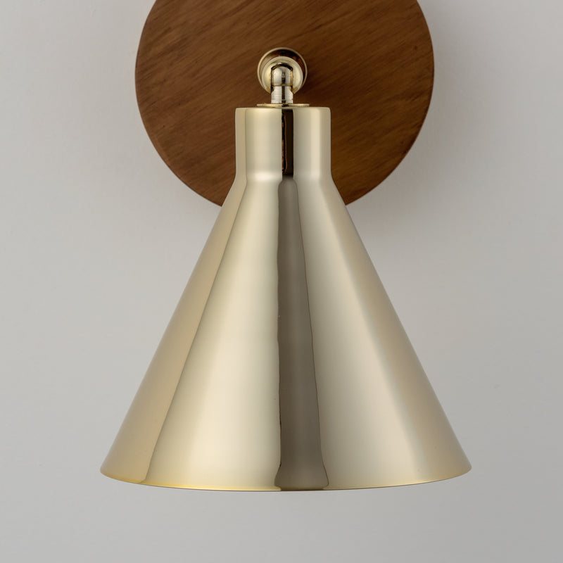 houseof | Cone Wall Light - Brass – About Living