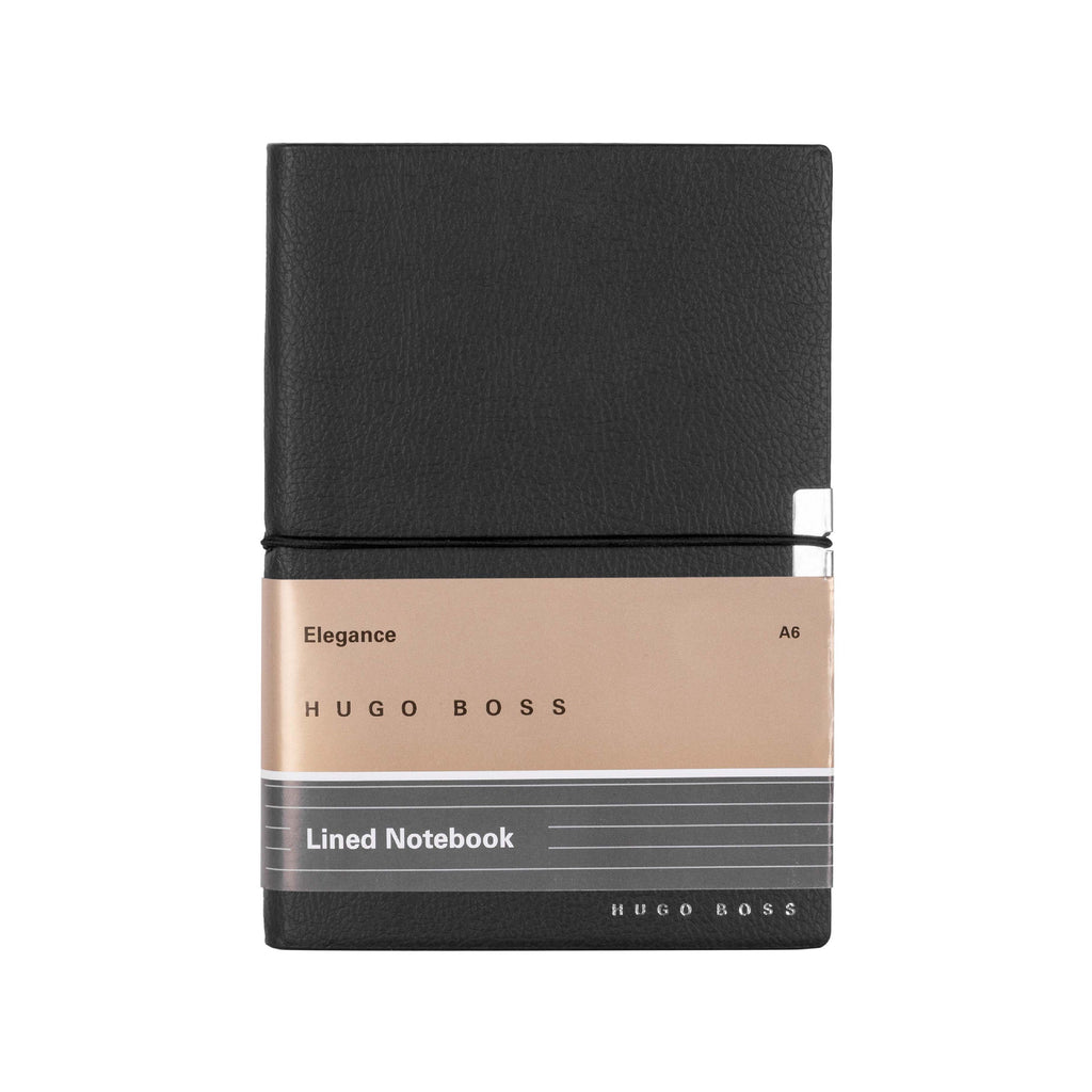 Hugo Boss | Elegance Storyline Lined A6 Notebook - Black – About Living