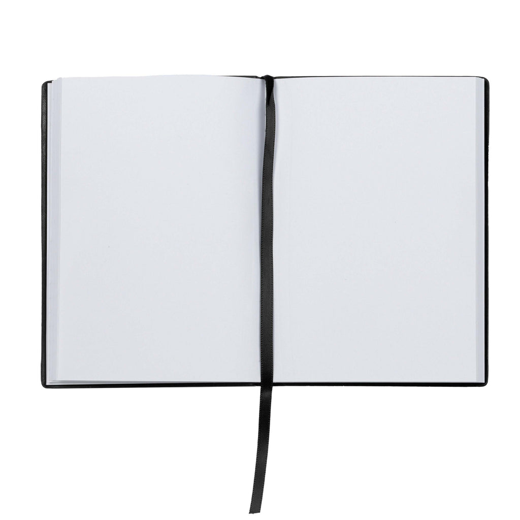 Hugo Boss Essential Storyline Plain A6 Notebook - Black | About Living