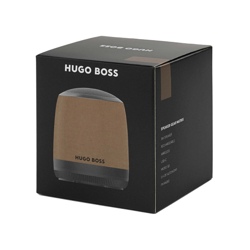 Hugo Boss Gear Matrix Wireless Speaker - Camel | About Living