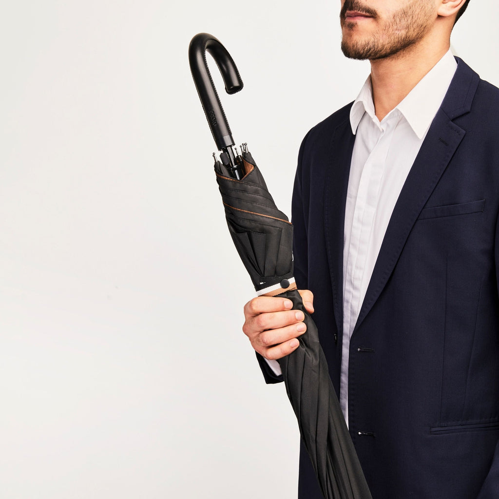 Hugo Boss Iconic City Umbrella - Black | About Living
