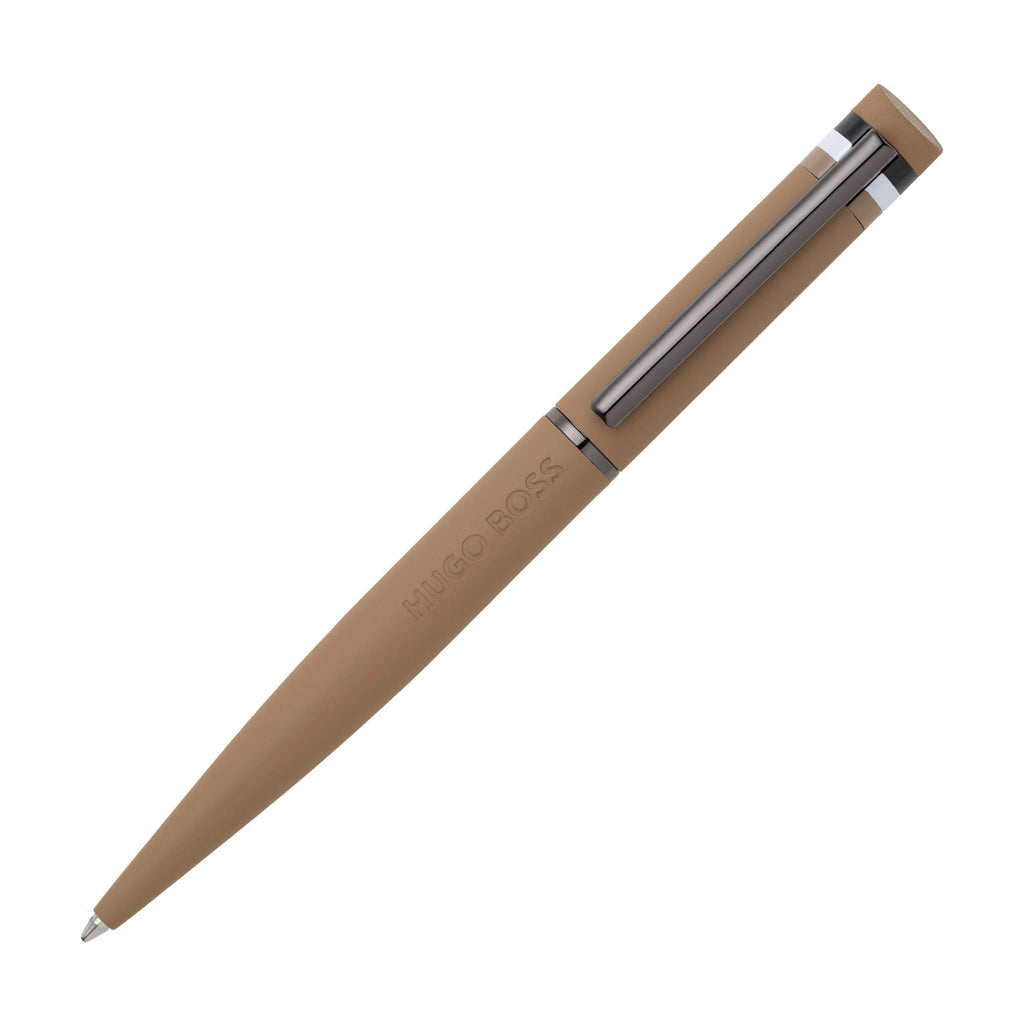 Hugo Boss Iconic Loop Ballpoint Pen - Camel | About Living