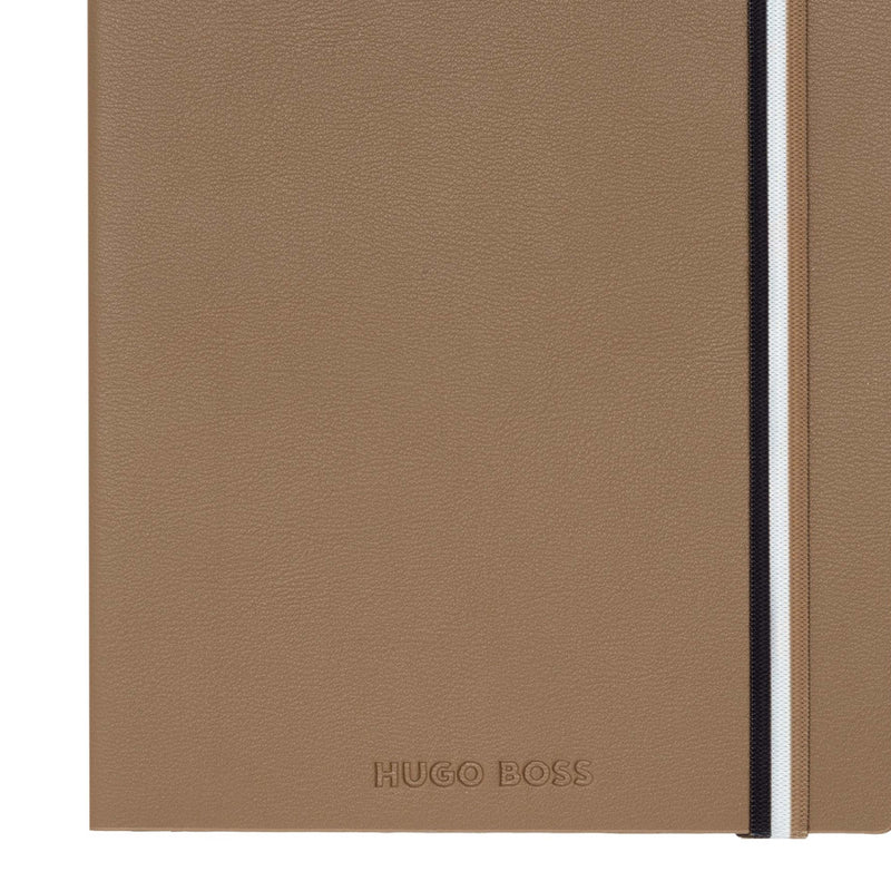 Hugo Boss | Iconic Plain A5 Notebook - Camel – About Living