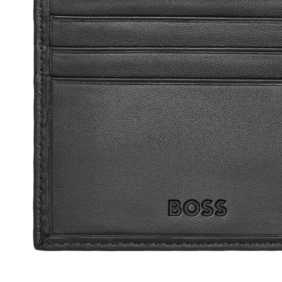 Hugo Boss Men's Classic Smooth Leather Wallet - Black | About Living