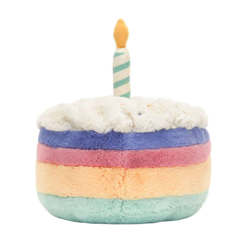 Jellycat | Amuseables Rainbow Birthday Cake Soft Toy - Large – About Living