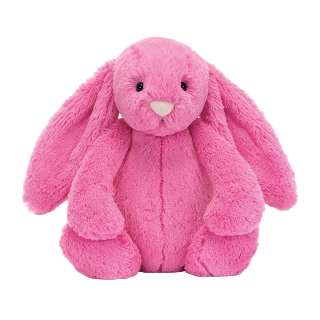 Jellycat Bashful Hot Pink Bunny Soft Toy - Original | About Living