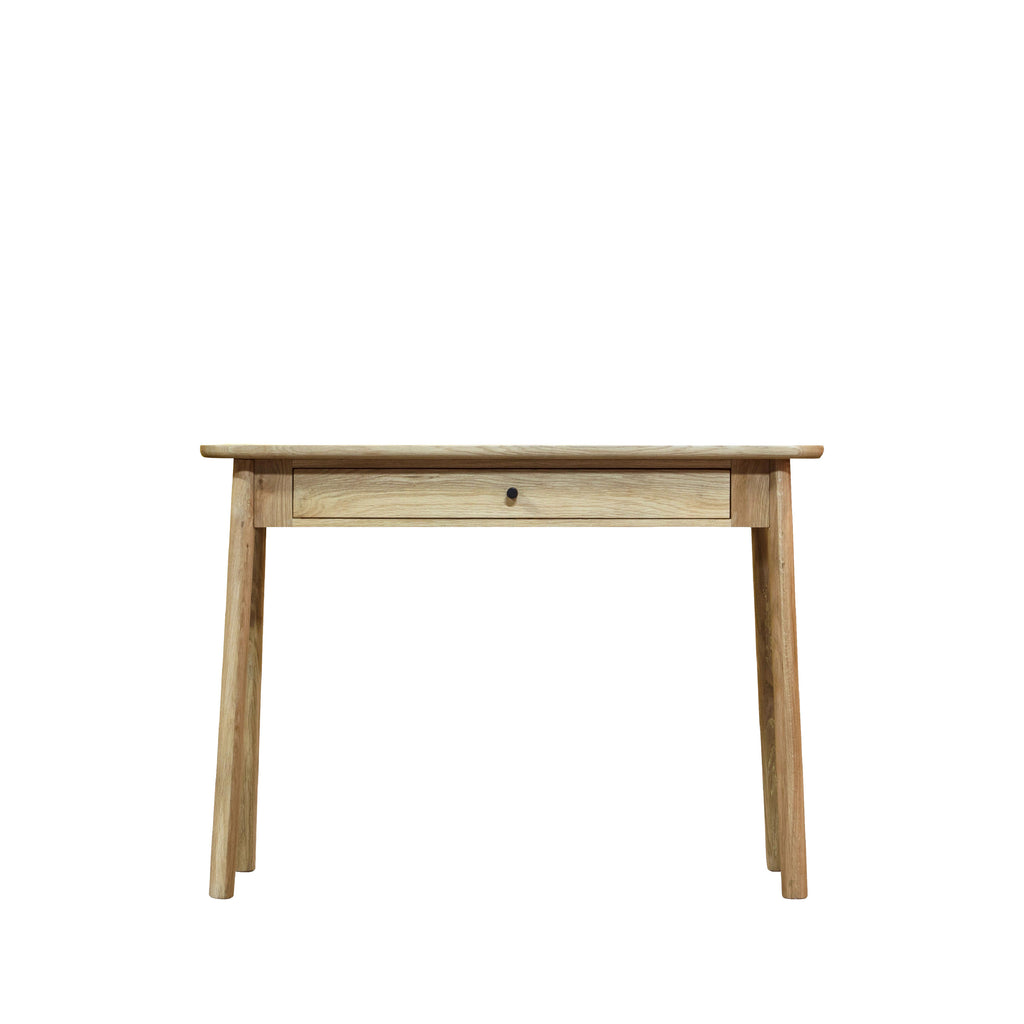 Gallery | Kingham 1 Drawer Oak Dressing Table - Natural – About Living