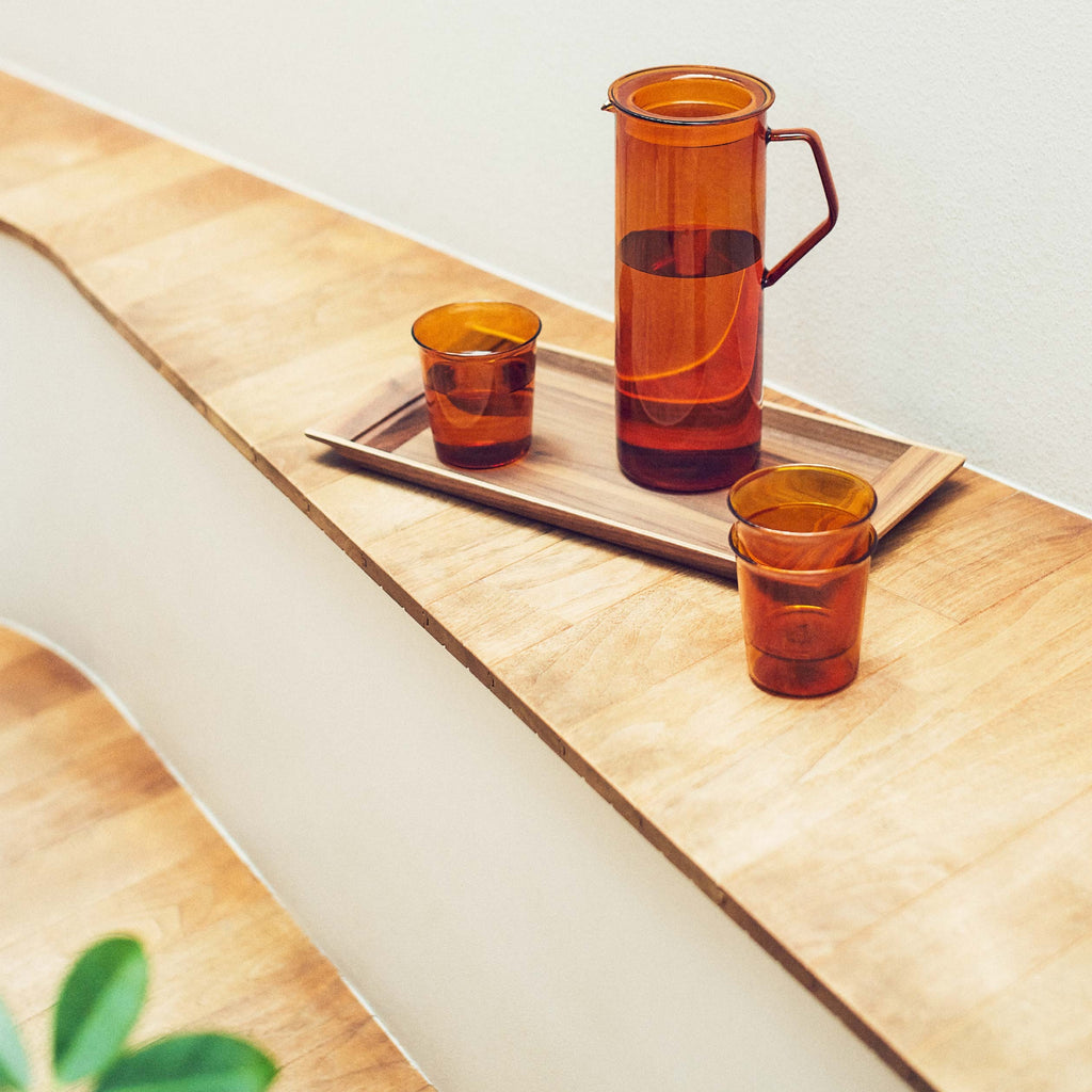 Kinto CAST Water Glass - Amber (250ml) | About Living