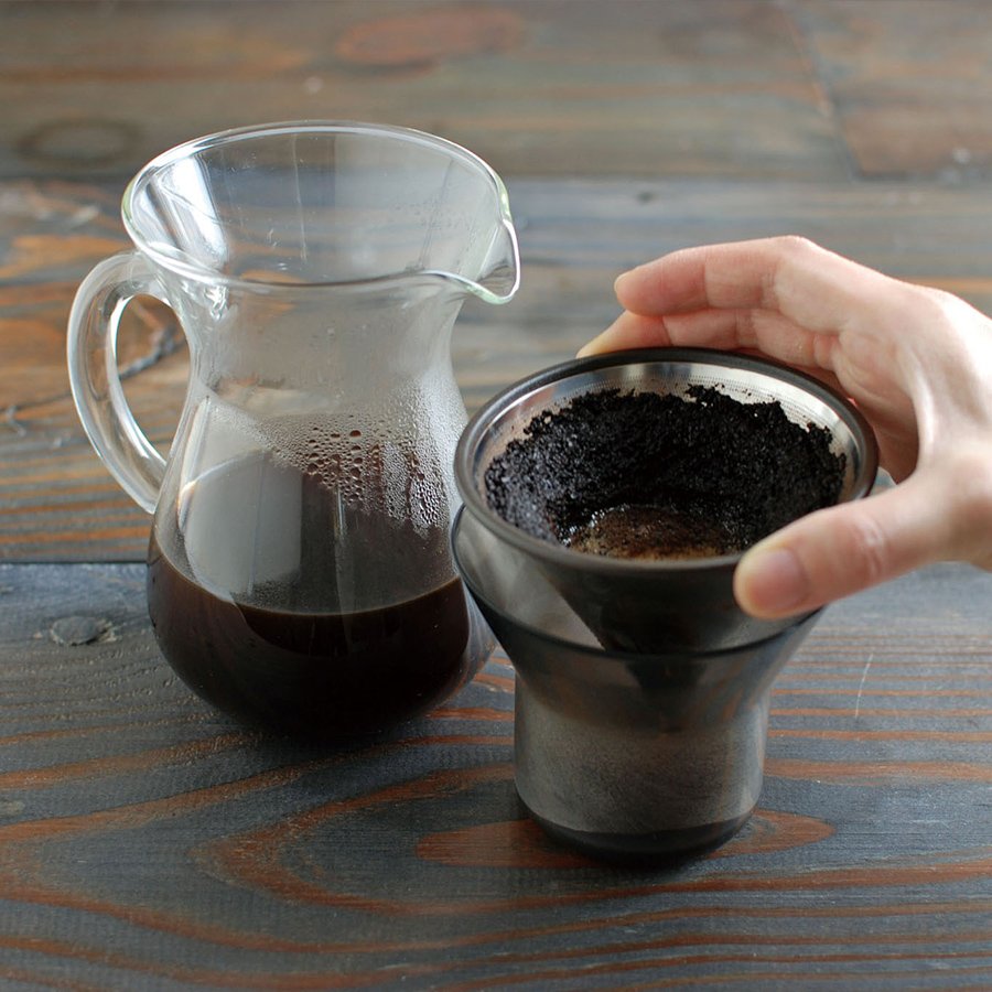 Kinto SCS Coffee Carafe Set - Stainless Steel (300ml) | About Living
