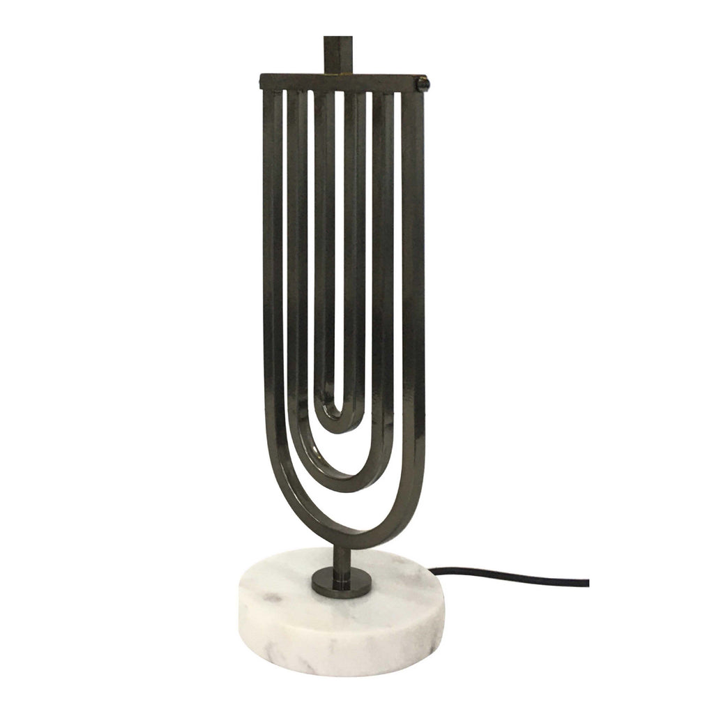 Buy Libra Metallic Black Nickel Table Lamp Base | About Living