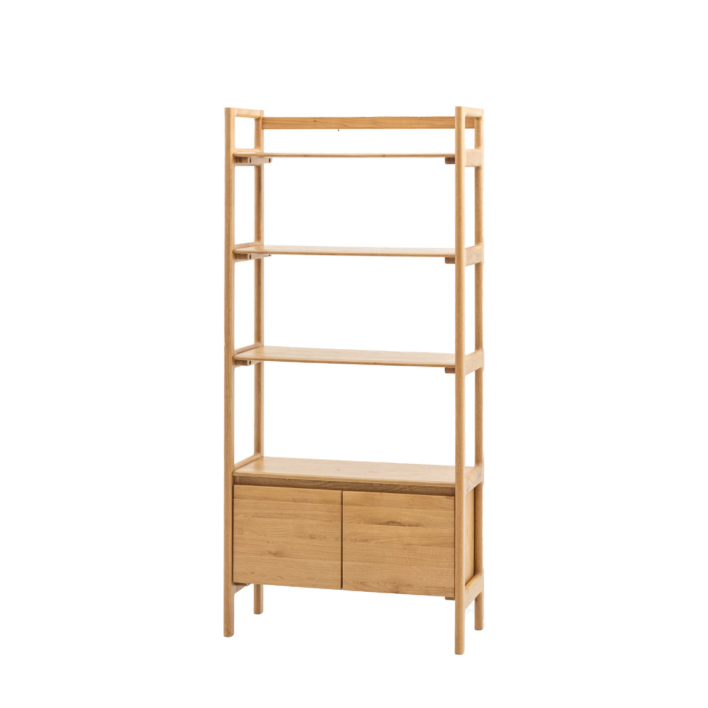 Gallery | Madrid Mid-Century Scandi Open Display Unit - Oak – About Living
