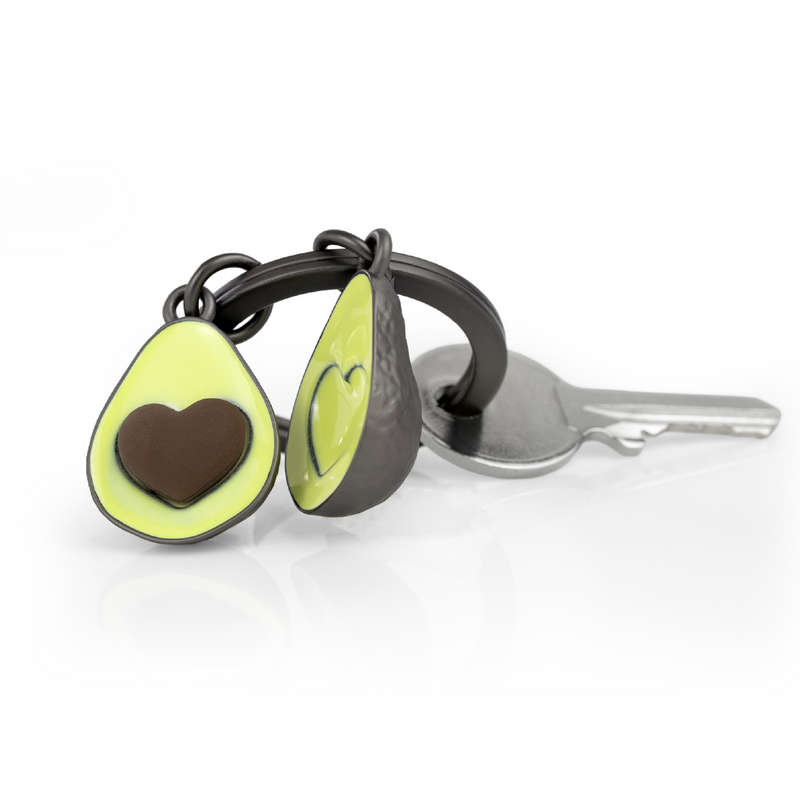 Metalmorphose | Avocado Heart Keyring - Green – About Living