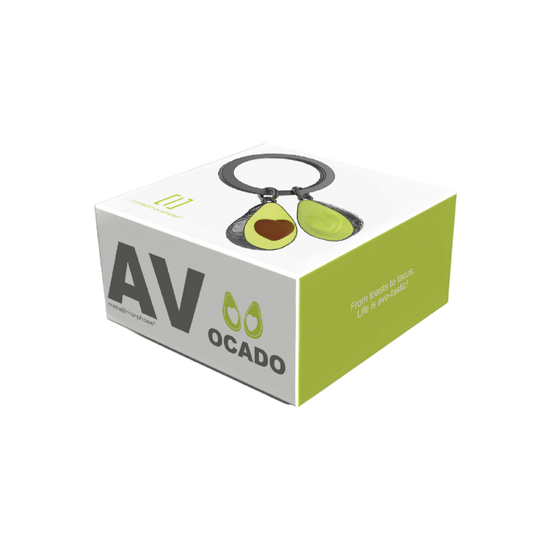 Metalmorphose | Avocado Heart Keyring - Green – About Living