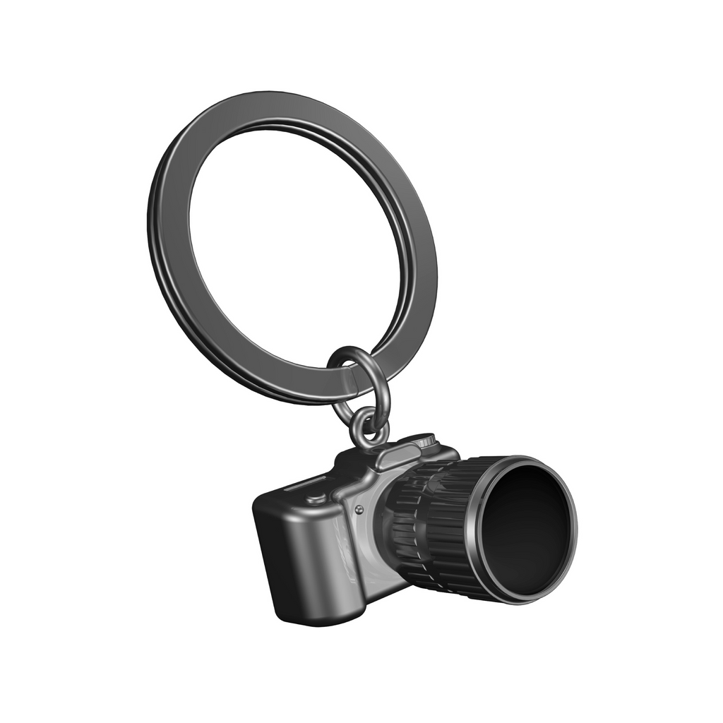 Buy Metalmorphose Gunmetal Camera Keyring | About Living